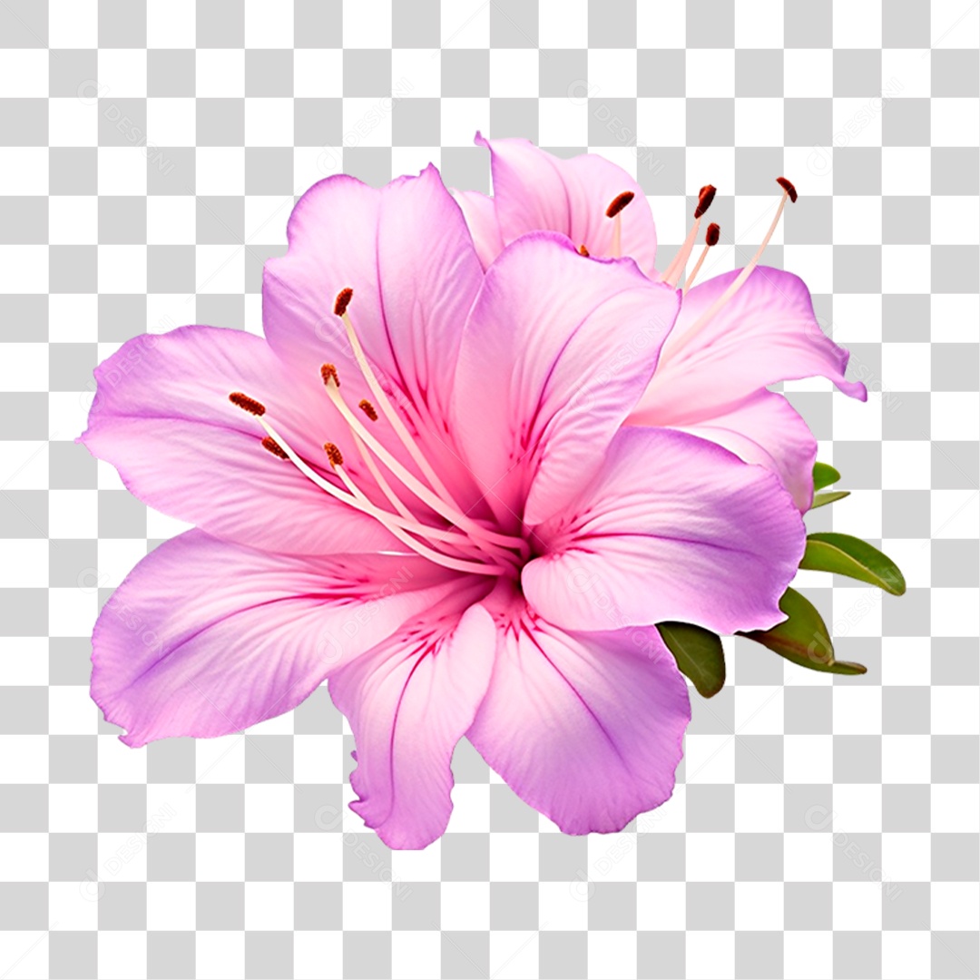 Flor Astromélia PNG Transparente [download] - Designi