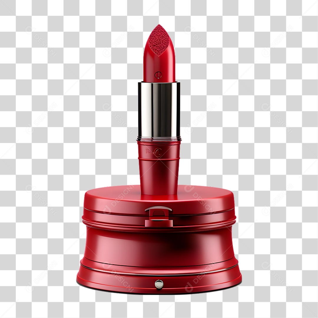 Batom Vermelho PNG Transparente [download] - Designi