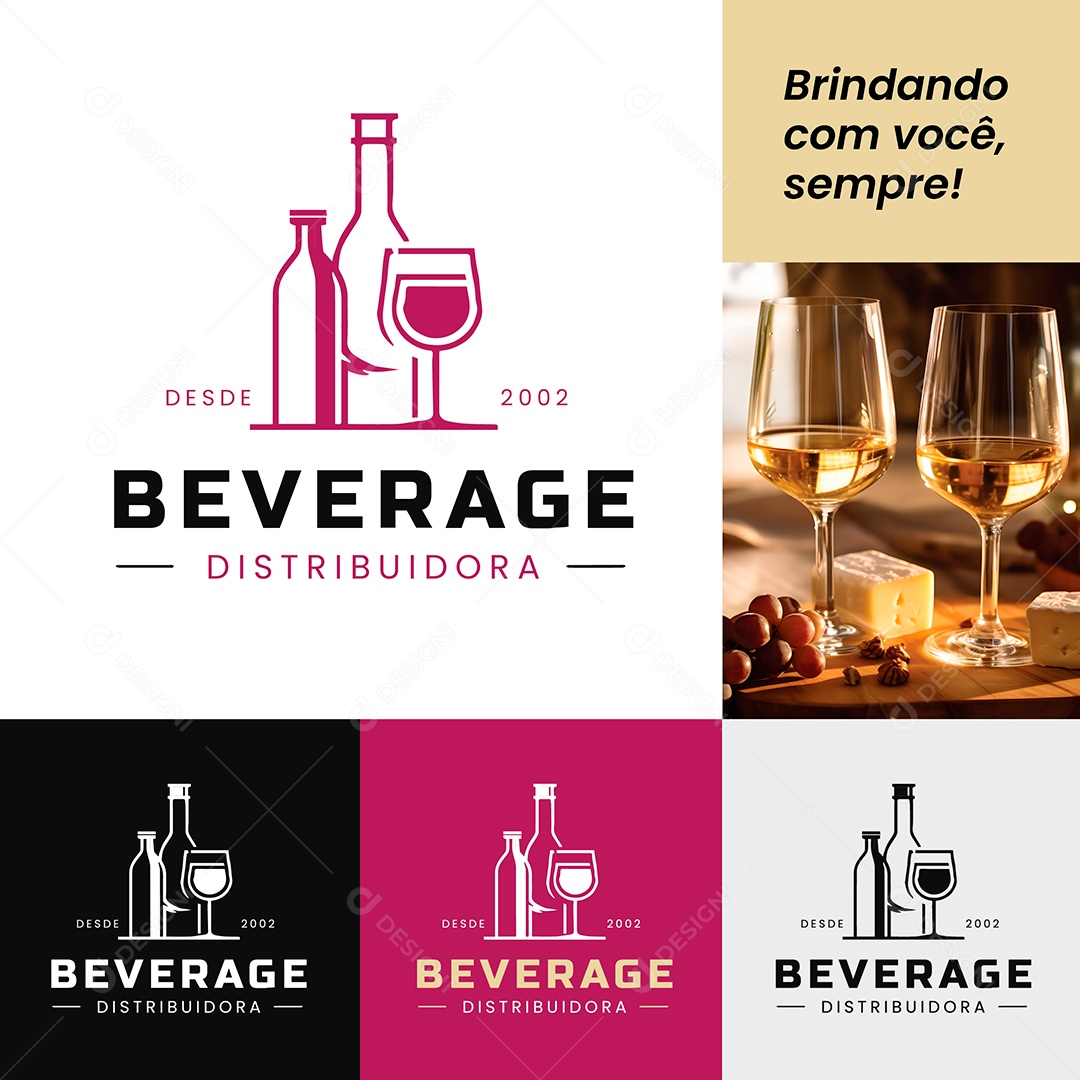 Logo Distribuidora de Bebidas Vetor Ai + EPS Editável [download] - Designi