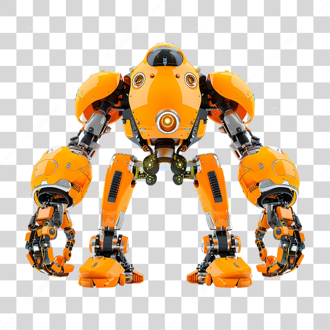 Robô 3D PNG Transparente [download] - Designi