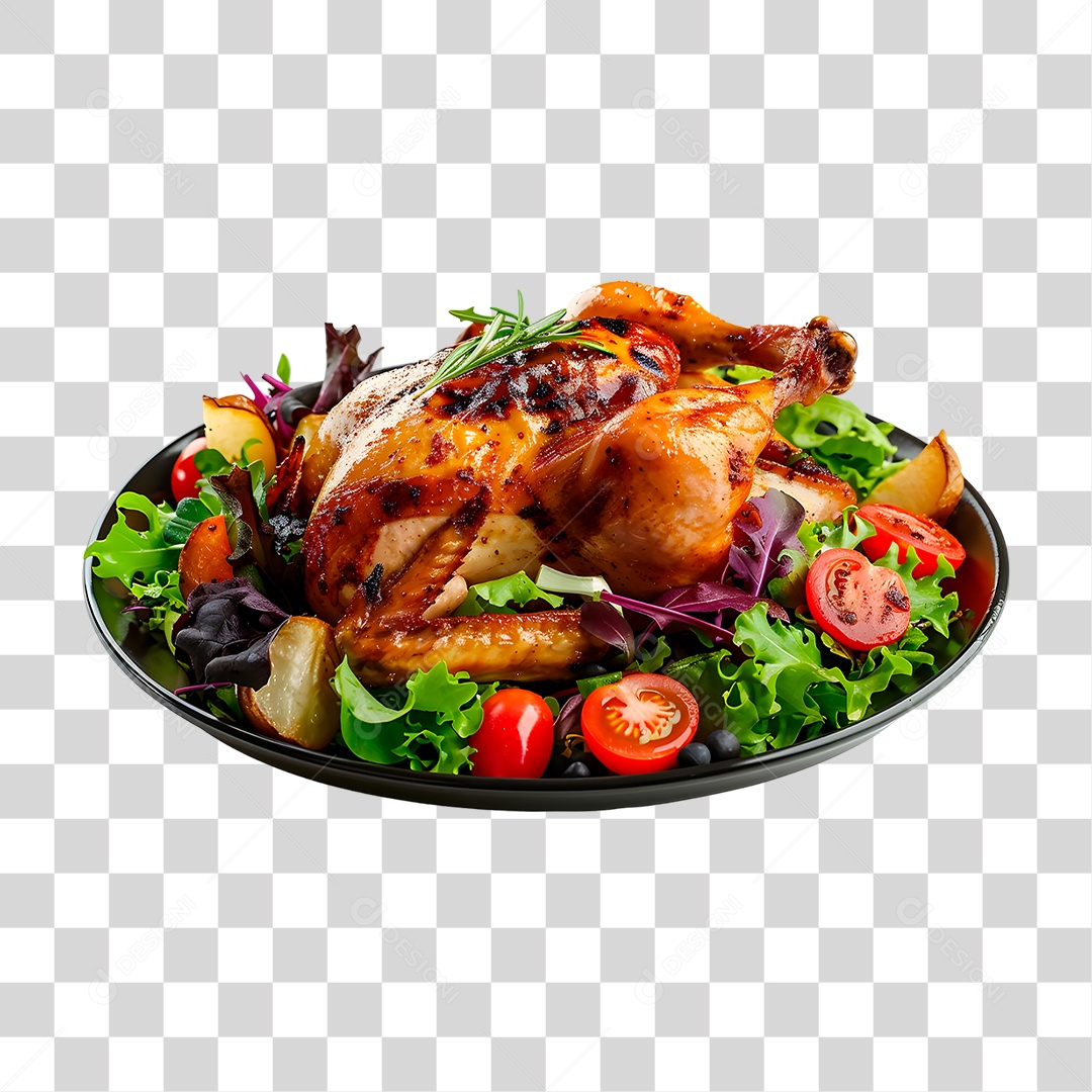 Frango Assado PNG Transparente [download] - Designi