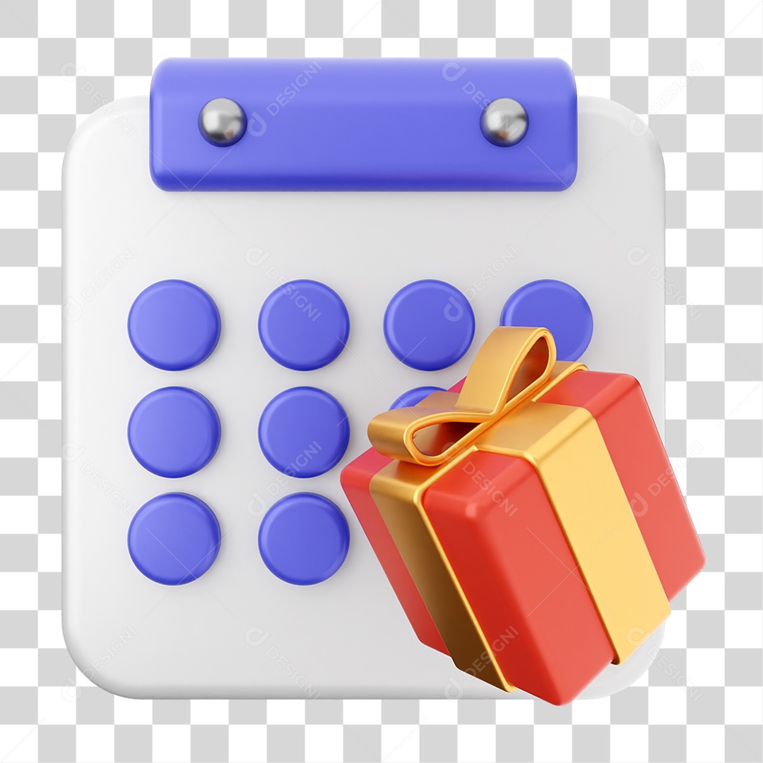 Calendário Datas PNG Transparente [download] - Designi