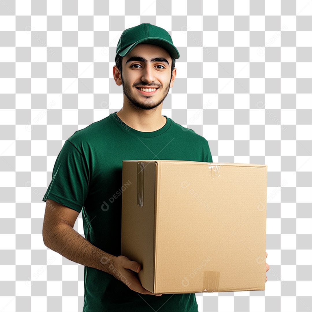 Entregador Trabalho Mercadorias PNG Transparente [download] - Designi