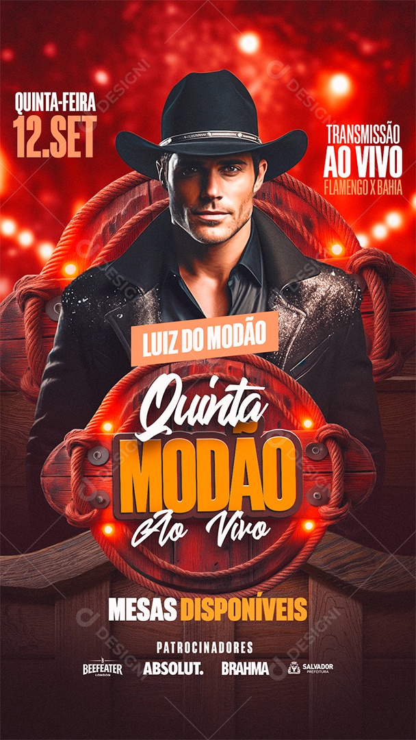 Flyer Shows Artista Media PSD Editável [download] - Designi