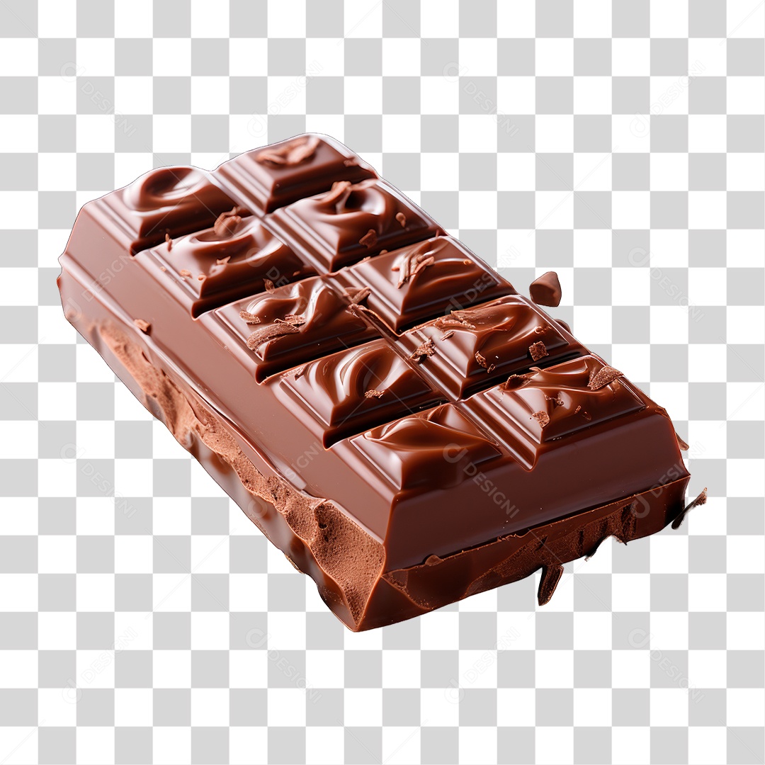 Barra de Chocolate PNG Transparente [download] - Designi