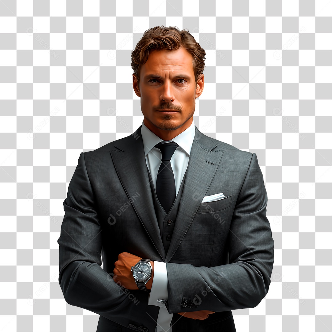 Homem de Terno PNG Transparente [download] - Designi