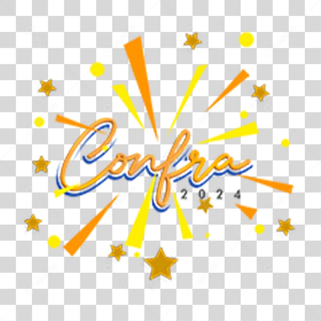 Selo 3D Confra 2024 PNG Transparente [download] - Designi