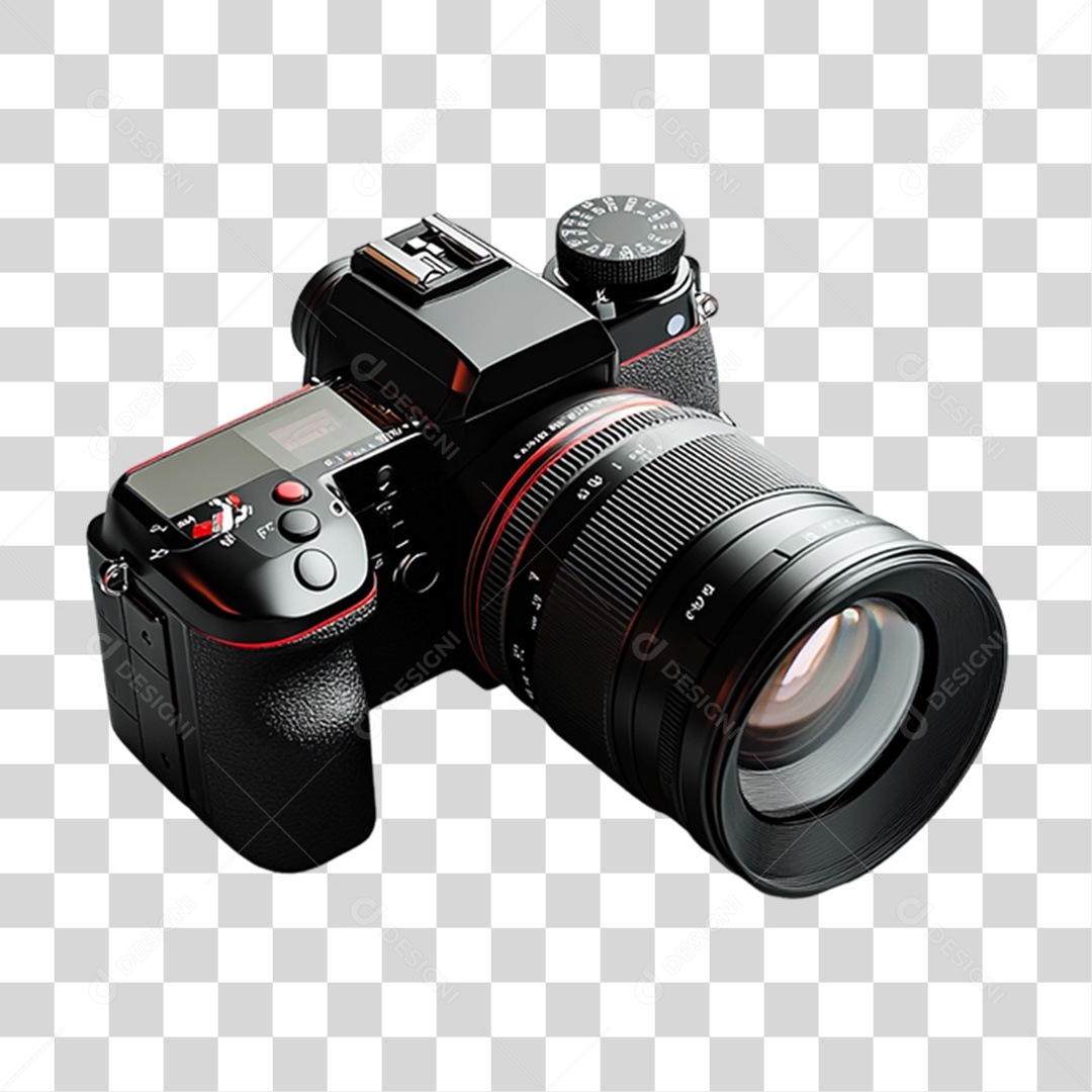 Câmera Fotográfica PNG Transparente [download] - Designi
