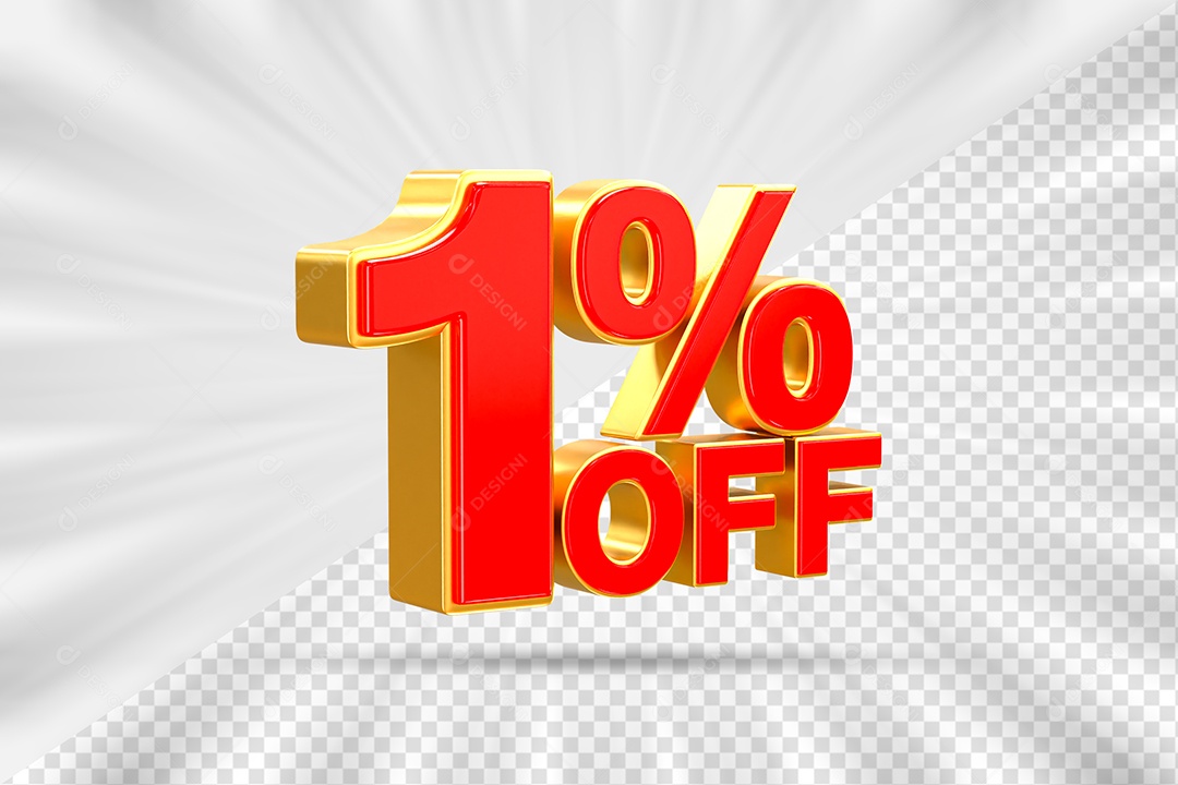 Elemento Número 1% OFF para Composição PSD [download] - Designi