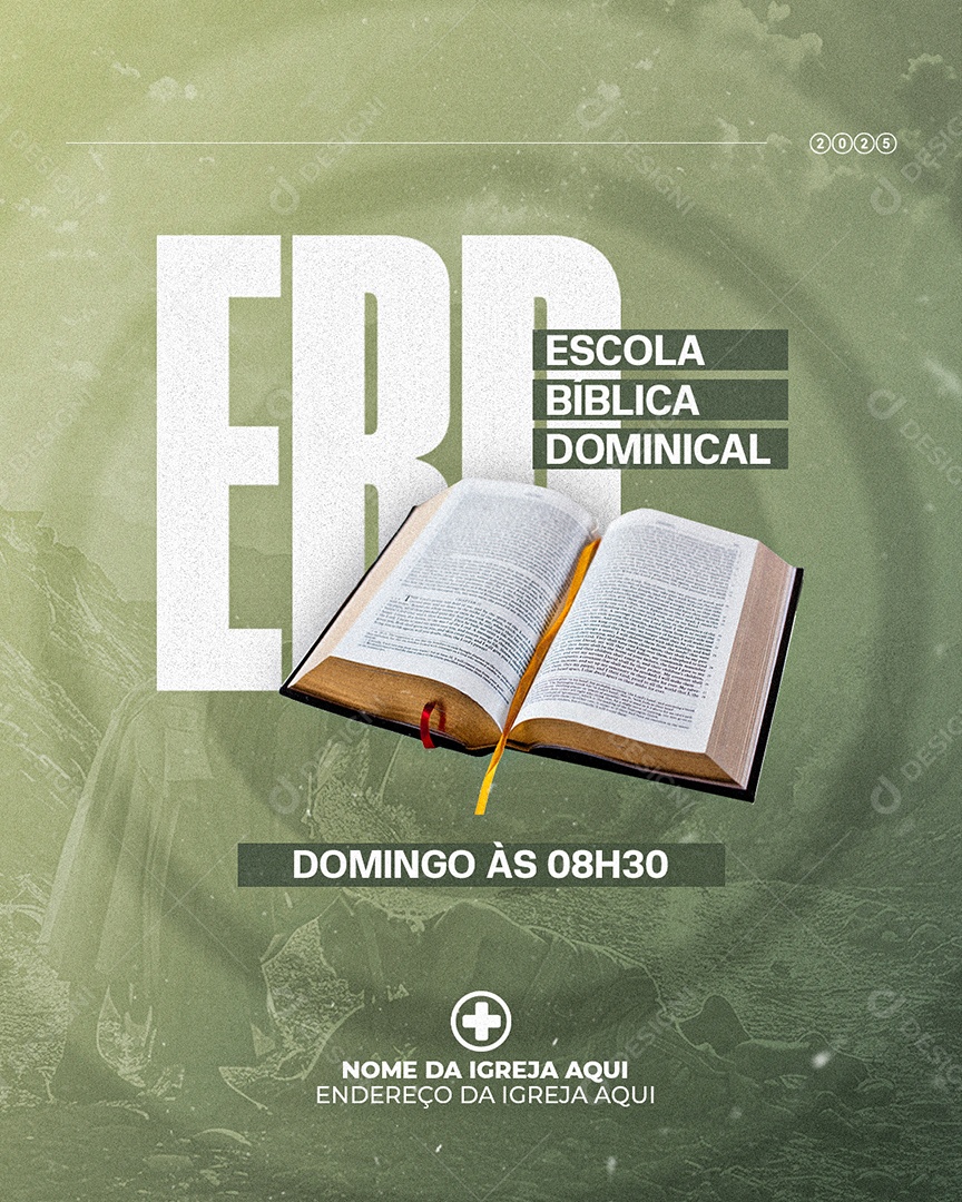Gospel Escola Bíblica Doinical Social Media PSD Editável [download] - Designi