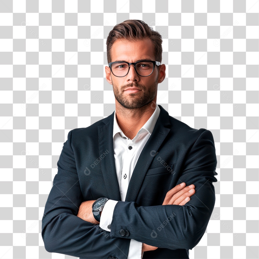 Homem de Terno PNG Transparente [download] - Designi