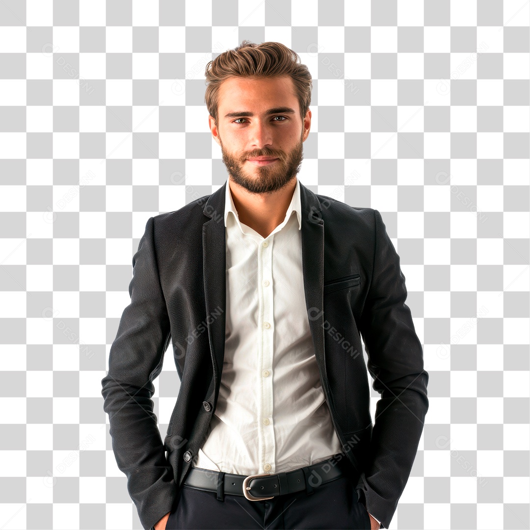 Homem de Terno PNG Transparente [download] - Designi