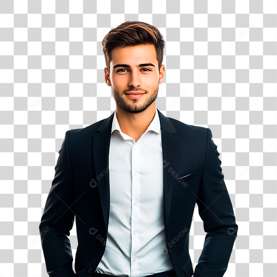 Homem de Terno PNG Transparente [download] - Designi