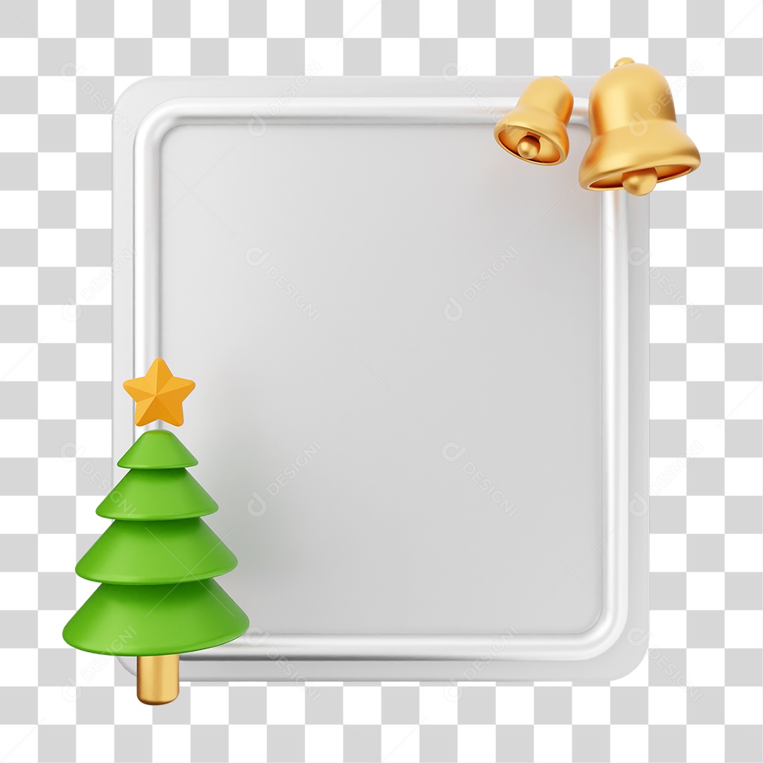 Elemento 3D Caixa de Texto Nota PNG Transparente [download] - Designi