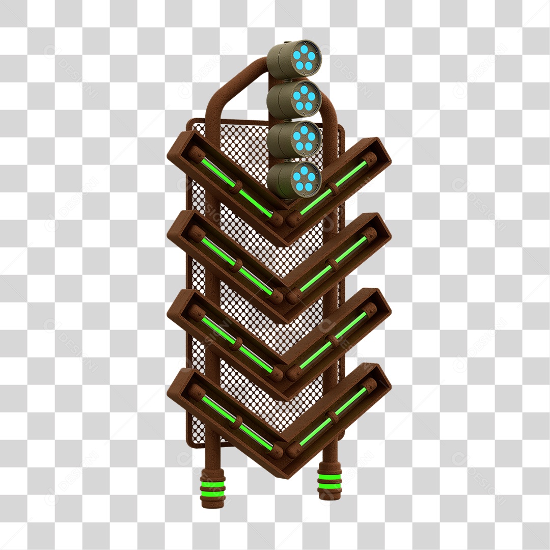 Placa Seta com Neon PNG Transparente [download] - Designi