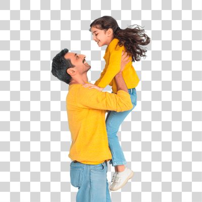 Pai e Filha PNG Transparente [download] - Designi