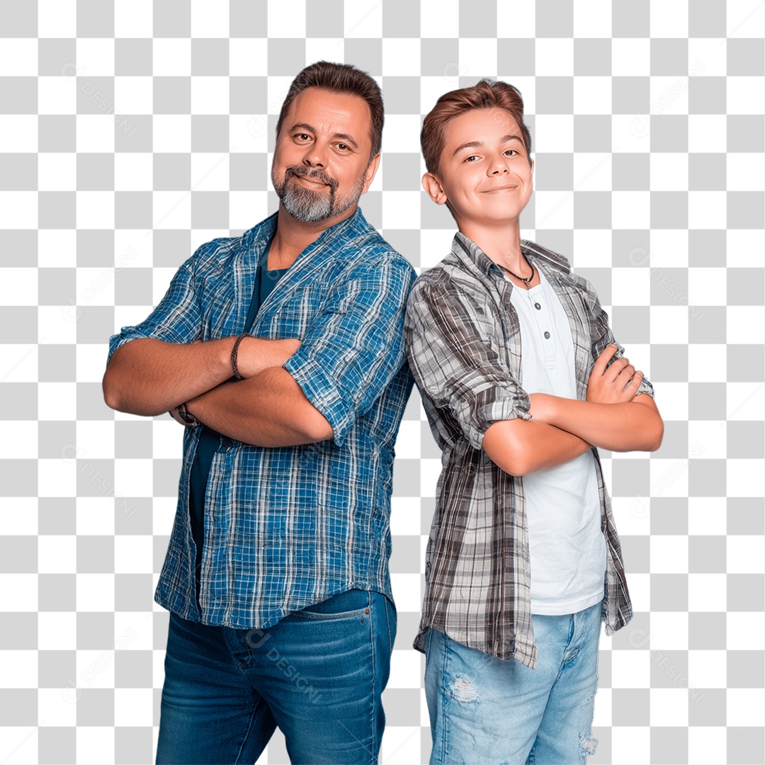 Pai e Filho PNG Transparente [download] - Designi