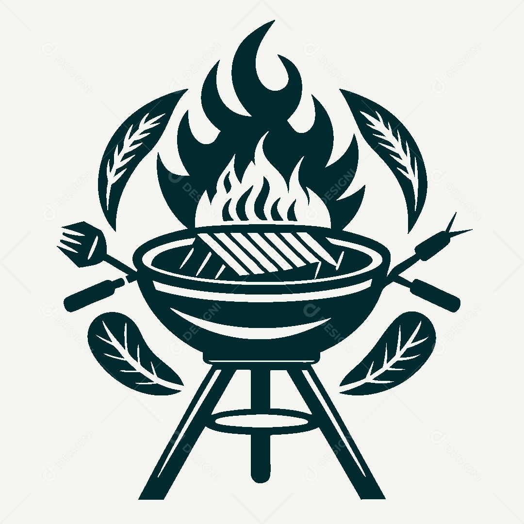 Modelo de Logotipo de Churrasco Vetor EPS [download] - Designi