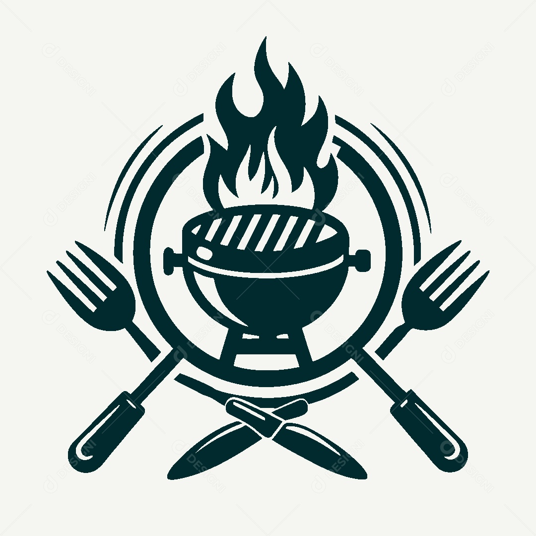 Modelo de Logotipo de Churrasco Vetor EPS [download] - Designi