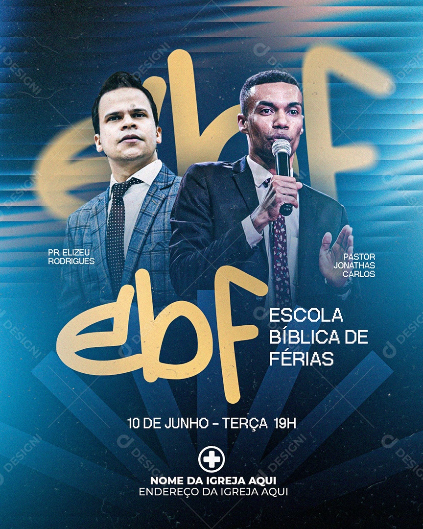 Feed Escola Bíblica de Férias EBF Gospel Social Media PSD Editável [download] - Designi
