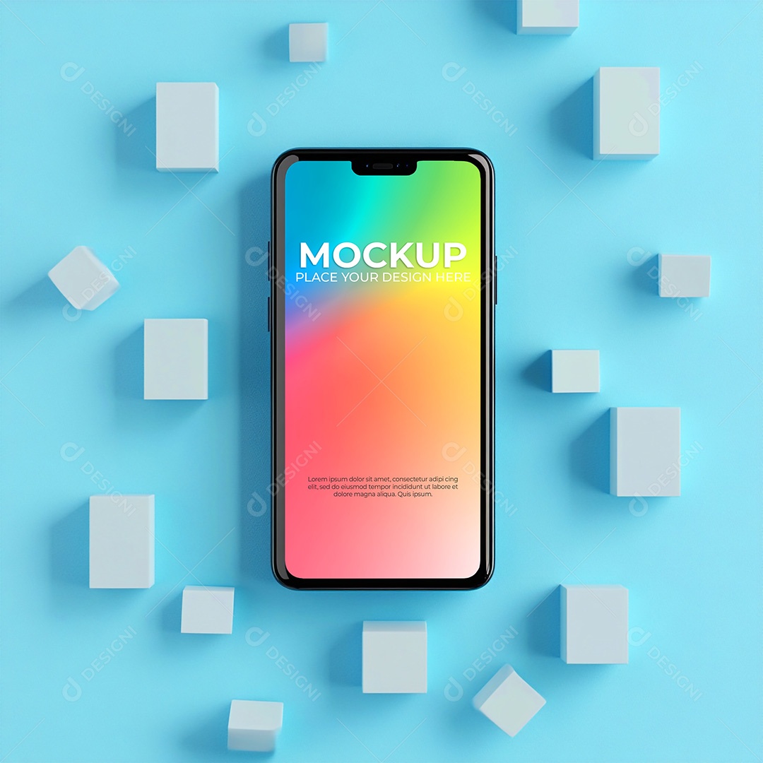 Mockup de Celular Smartphone PSD Editável [download] - Designi