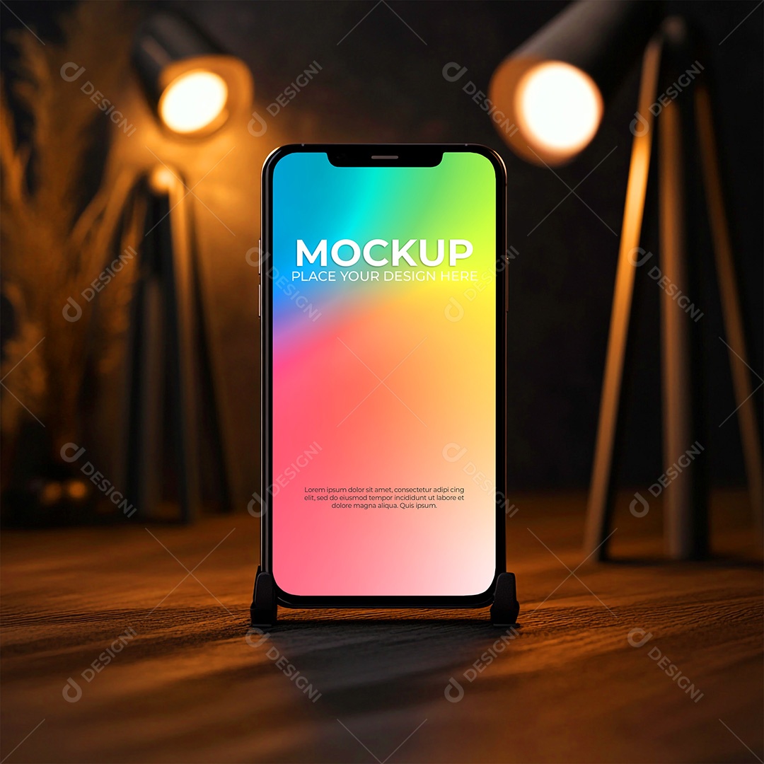 Mockup de Celular Smartphone PSD Editável [download] - Designi