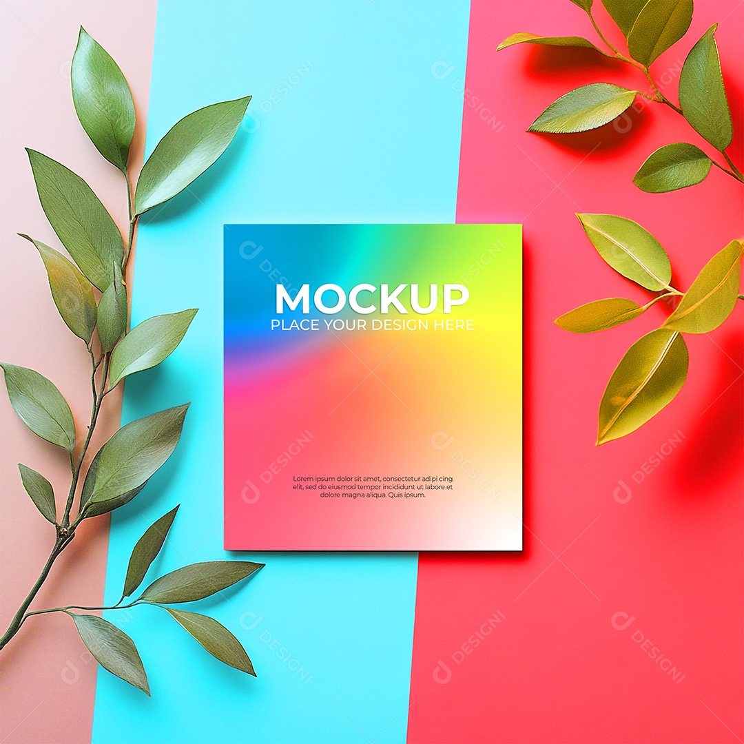 Mockup de Convite PSD Editável [download] - Designi